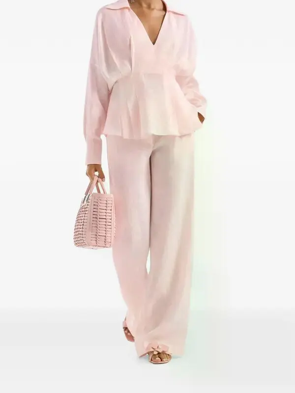 GENNY Wide-leg Tailored Trousers