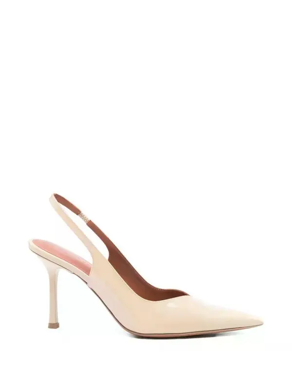 CASTAGNA Darya Slingback Pointed Toe Pumps - Neutrals