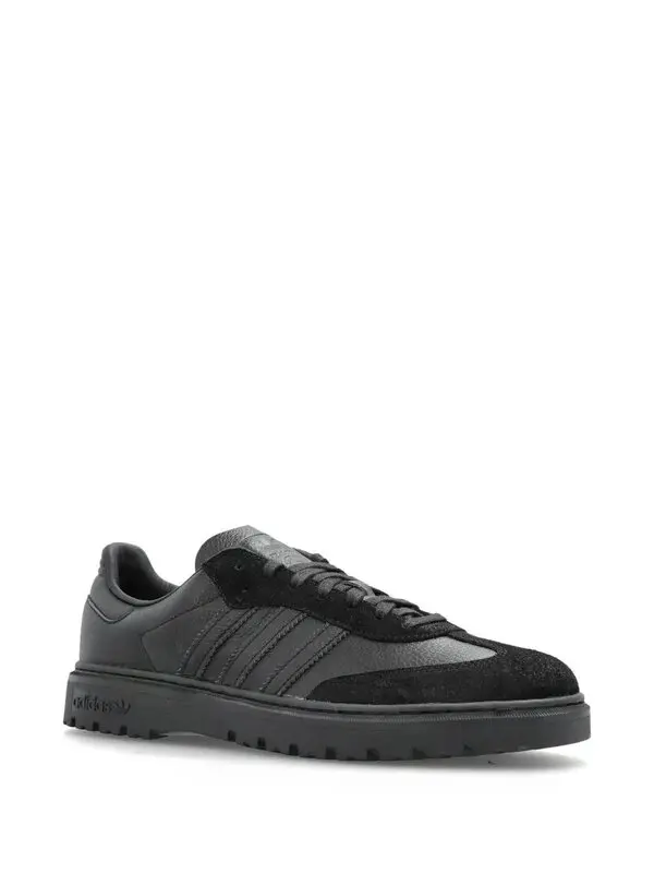 Adidas Samba Lx Panelled Lace-up Sneakers - Black