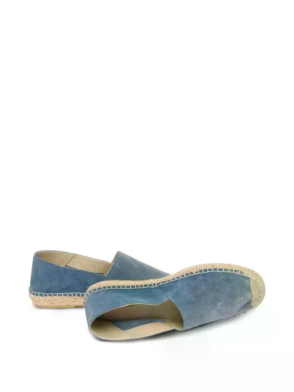 Tagliatore Suede Espadrilles With Woven Sole