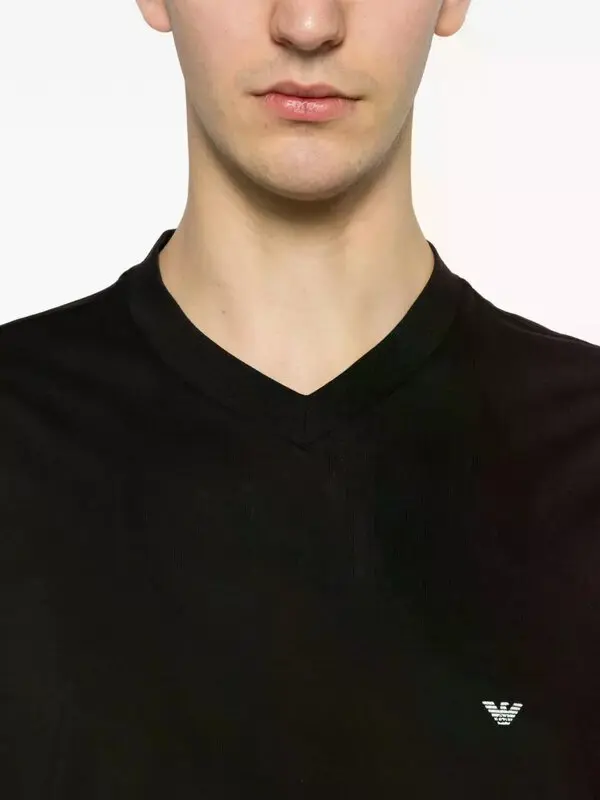 Emporio Armani V-neck Logo T-shirt