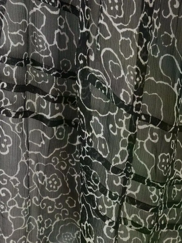 MARANT ETOILE Asymmetrical Neck Floral Top