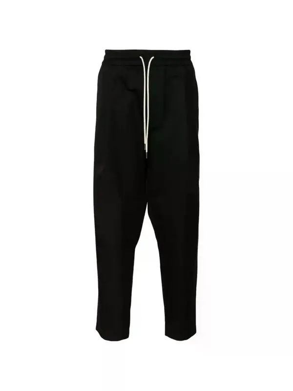 Drole De Monsieur Drawstring Track Pants - Black