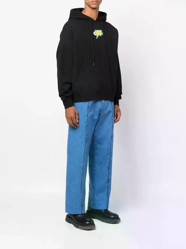 Off-White Logo-print Drawstring Hoodie