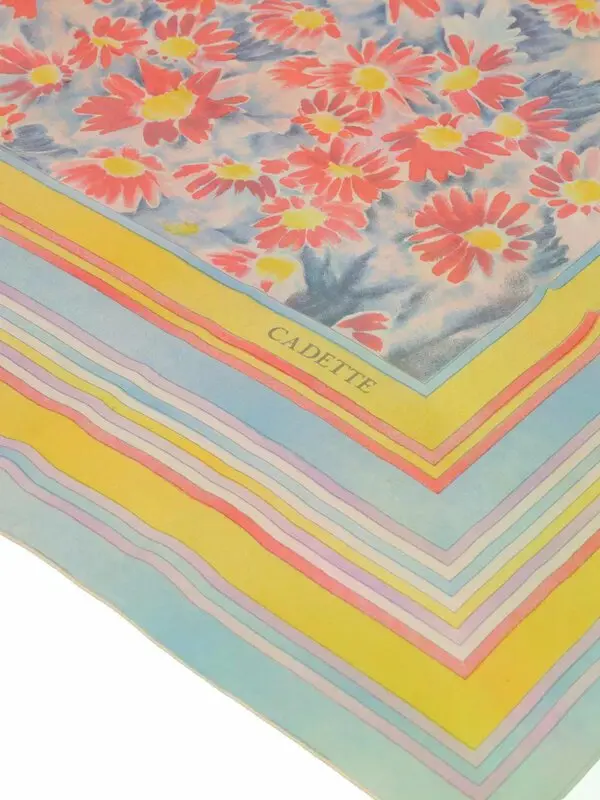 CADATTE Flower-patterned Scarf