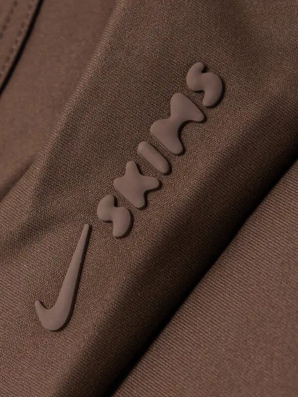 SKIMS Nike Double Strap Scoop Bra - Brown