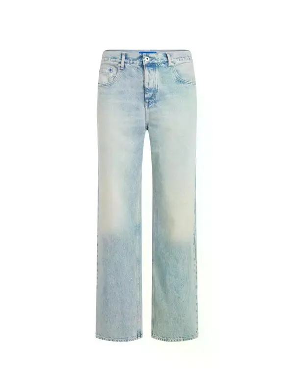 Karl Lagerfeld Five-pocket Straight Leg Jeans - Blue