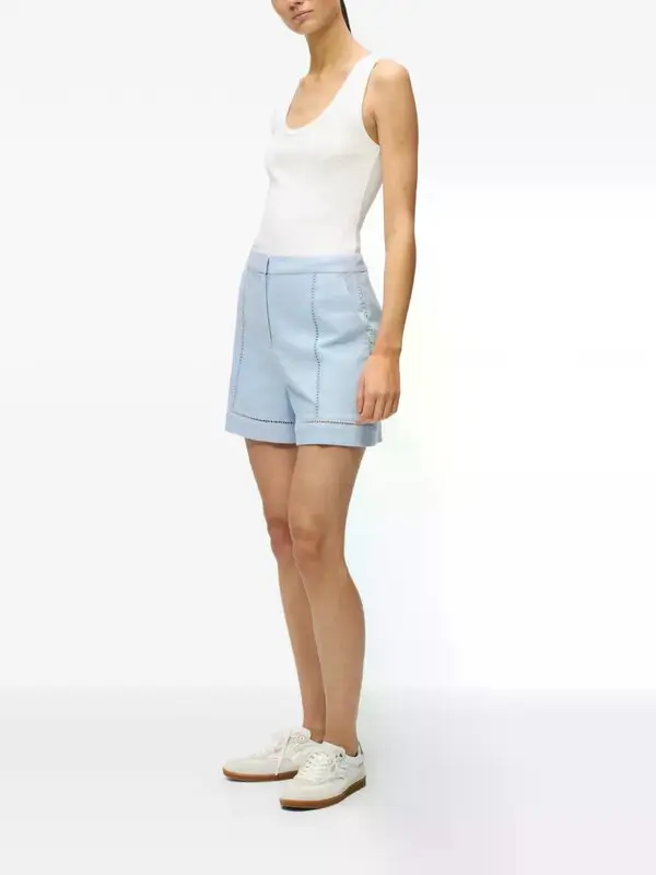 Karl Lagerfeld Embroidered Shorts