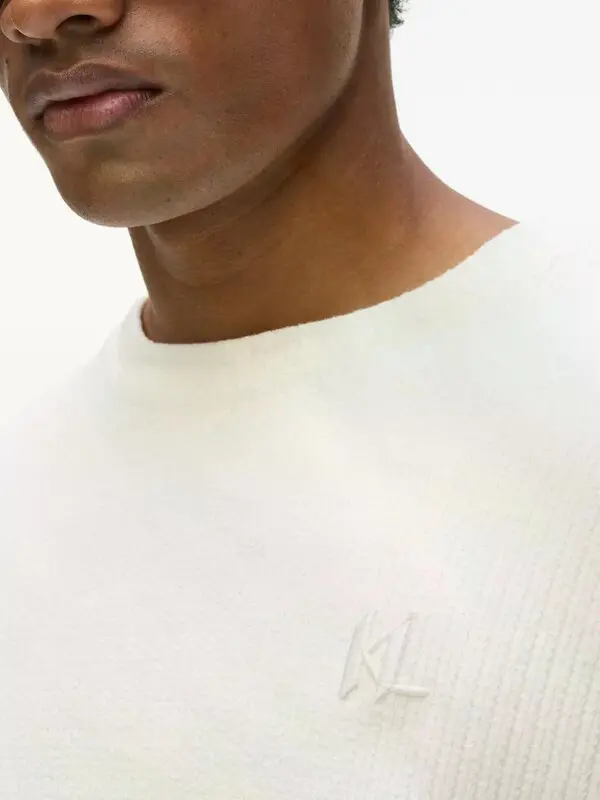 Karl Lagerfeld Textured Monogram T-shirt