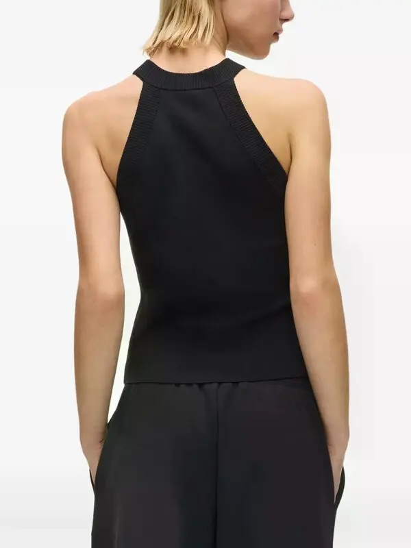 Karl Lagerfeld Logo Detail Sleeveless Top