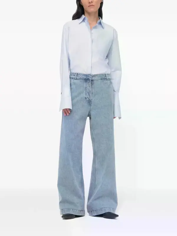 Another Tomorrow Wide-leg Jeans