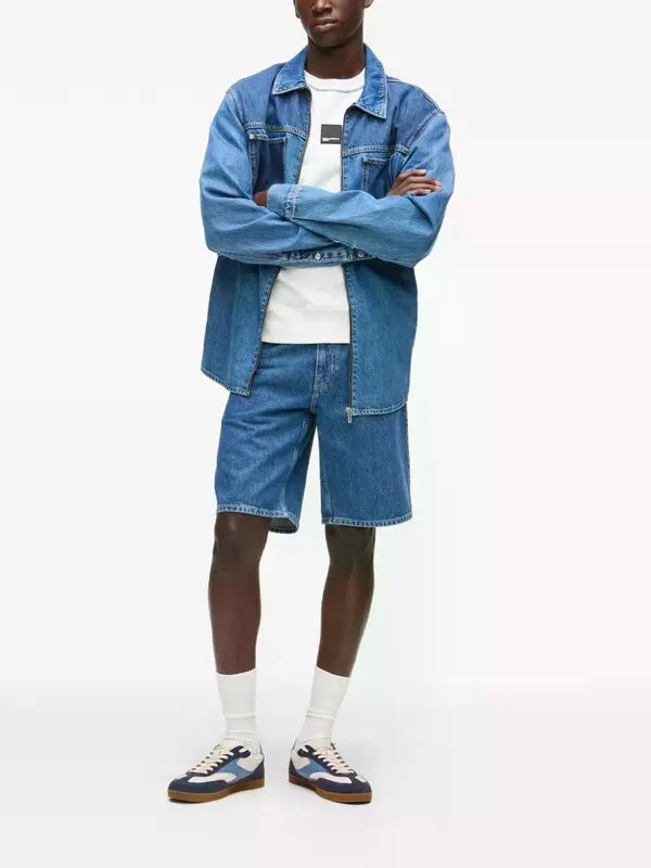 Karl Lagerfeld Five-pocket Denim Shorts