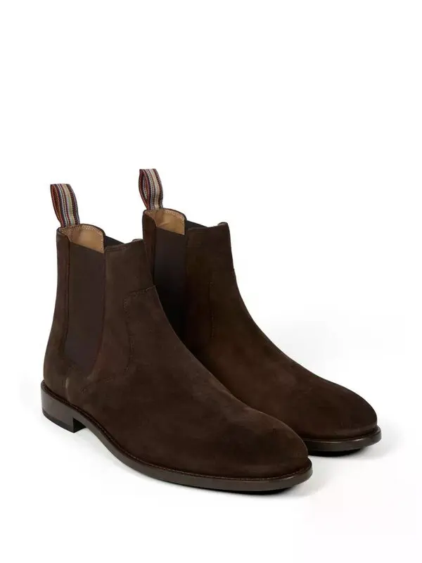 Paul Smith Suede Chelsea Boots With Elastic Panels