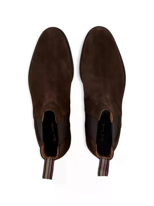 Paul Smith Suede Chelsea Boots With Elastic Panels