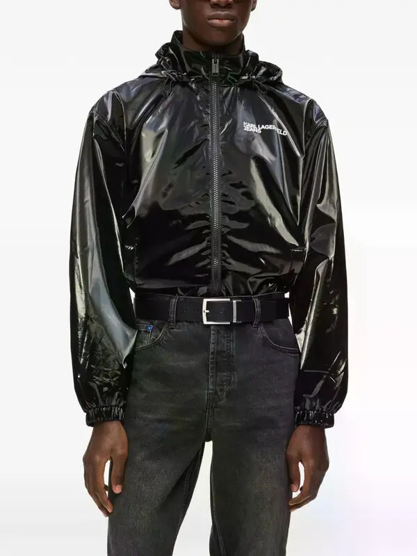 Karl Lagerfeld Zip-up Hooded Jacket