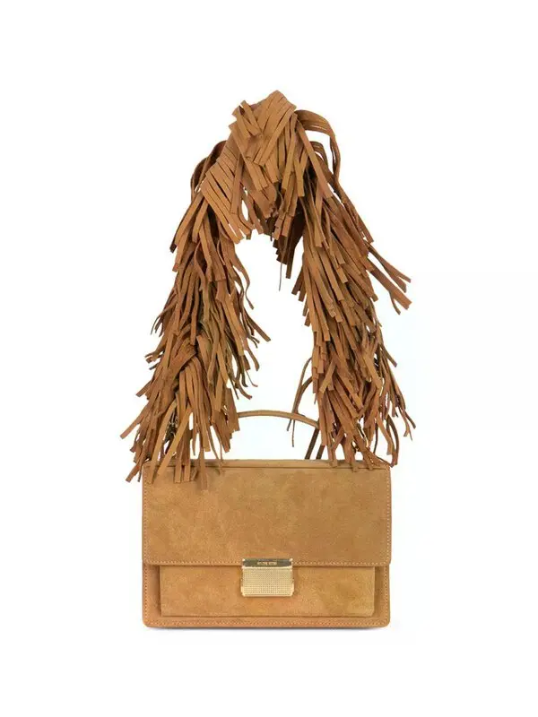 GOLDEN GOOSE Small Venezia Top Handle Leather Tote
