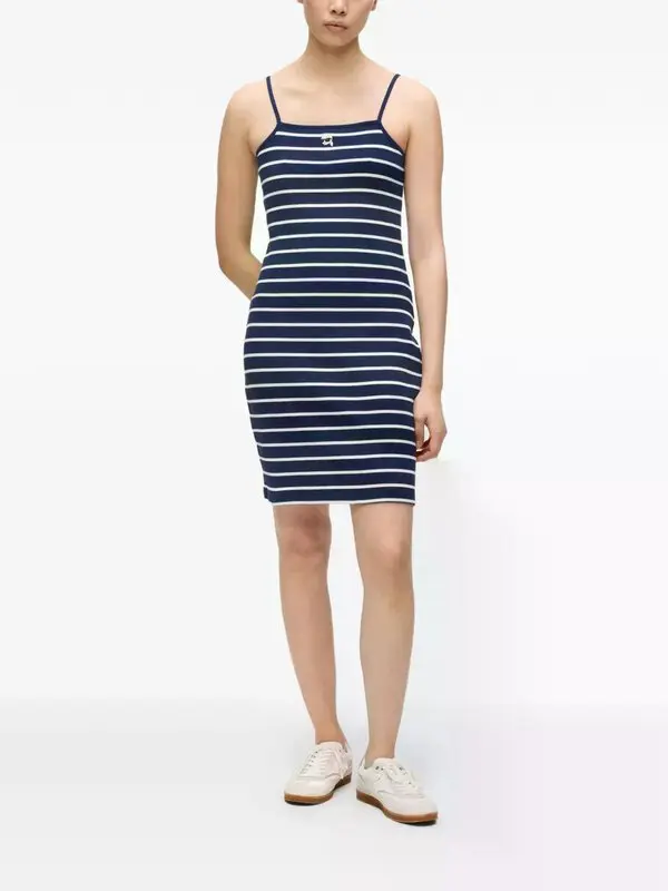 Karl Lagerfeld Ikon Striped Dress