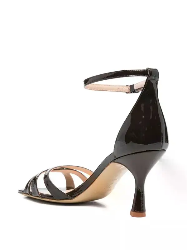 P.a.r.o.s.h Buckled Patent Sandals