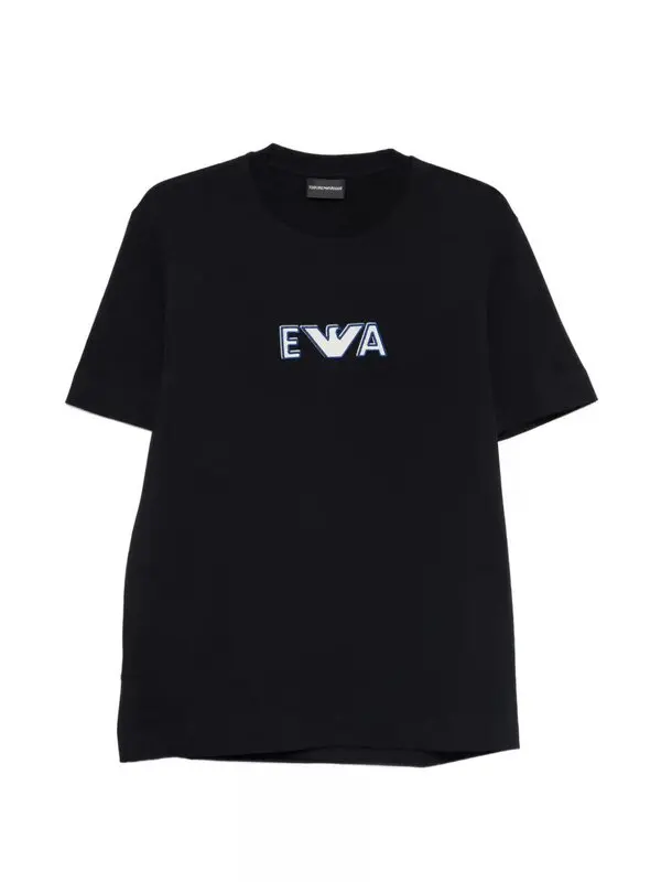 Emporio Armani Logo-embroidered T-shirt