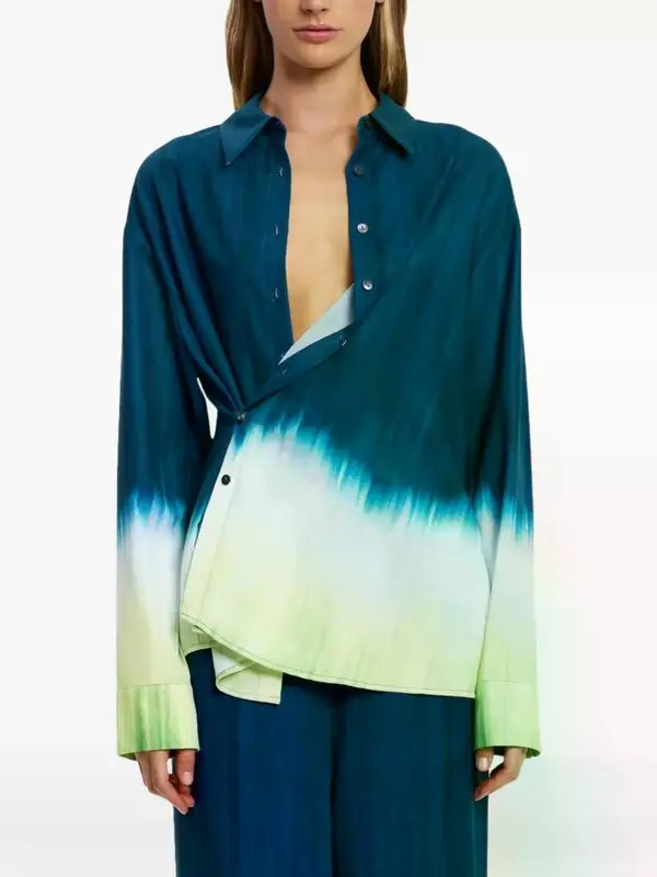 Significant Other Vilte Gradient Button Shirt