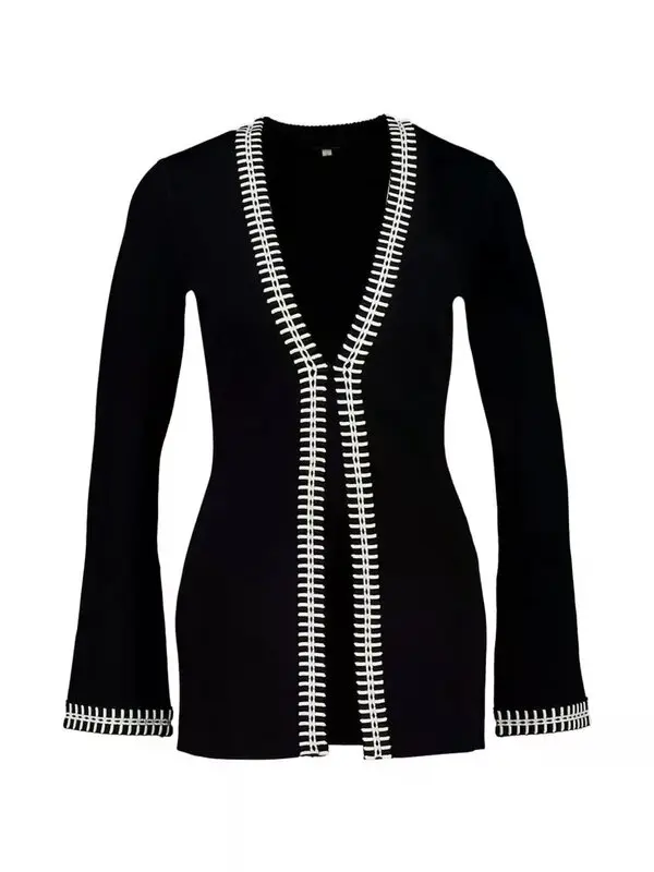 Johanna Ortiz Eternal Cardigan With Contrasting Trims