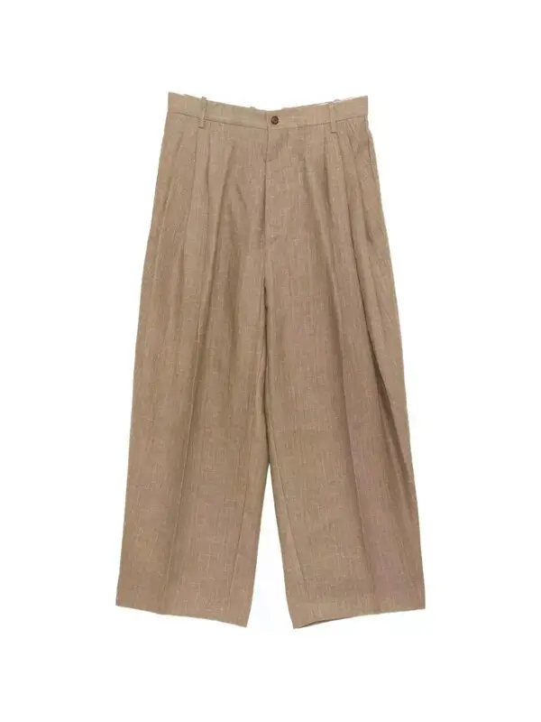 HED MAYNER Pleated Wide-leg Trousers