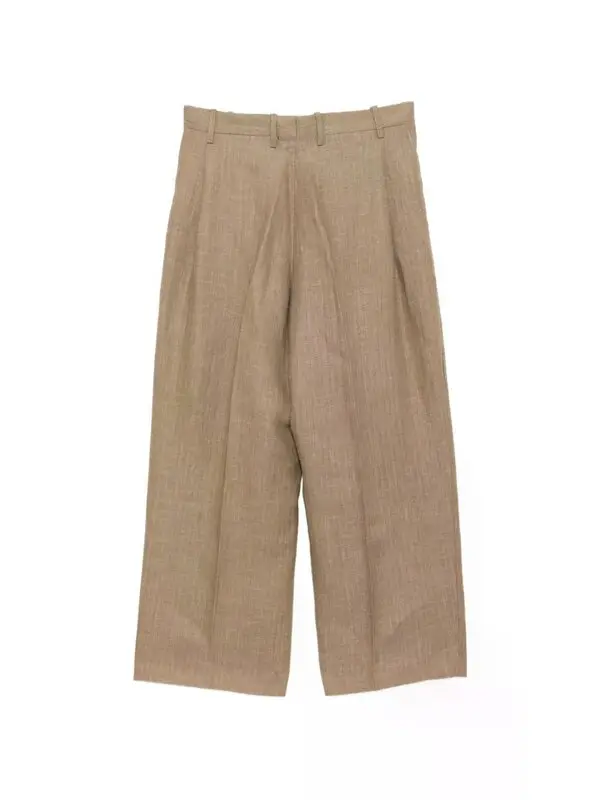 HED MAYNER Pleated Wide-leg Trousers