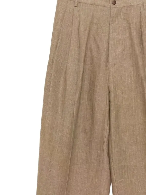 HED MAYNER Pleated Wide-leg Trousers