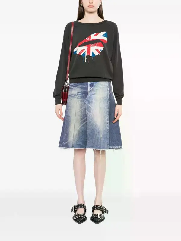 JADE JAGGER Logo-print Long-sleeve T-shirt