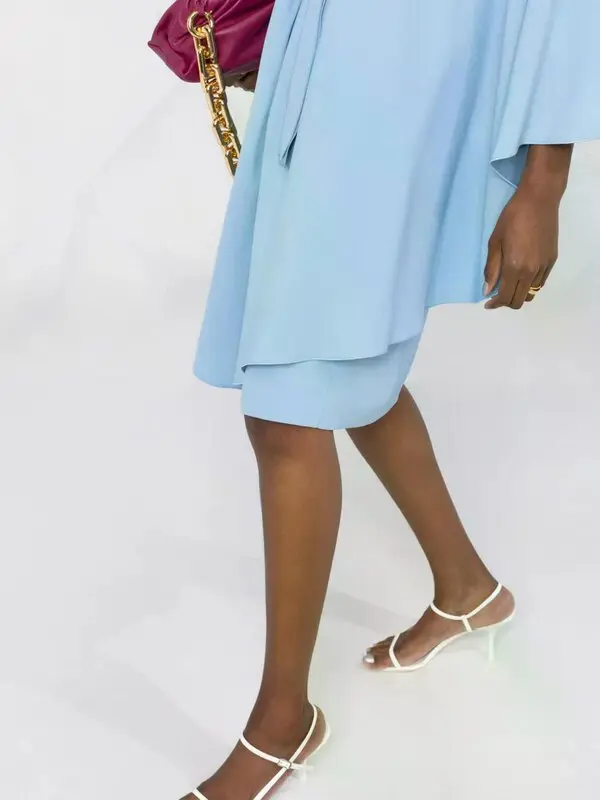 Alberta Ferretti Bow Detail Draped Dress