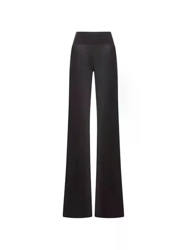 Rick Owens Bias Ribbed Waistband Trousers
