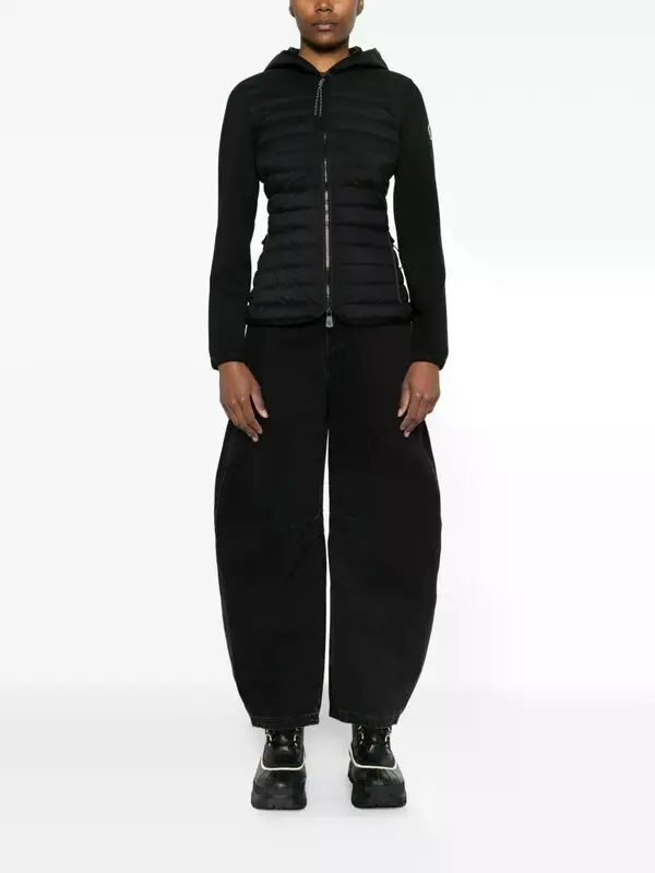 Moncler Quilted Zip-up Cardigan