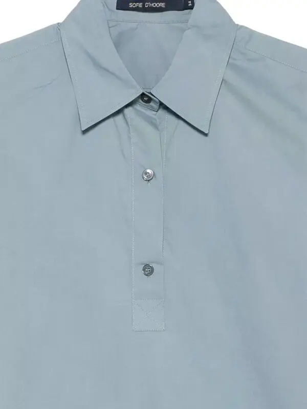 Sofie D'hoore Three-quarter Sleeve Blouse - Blue