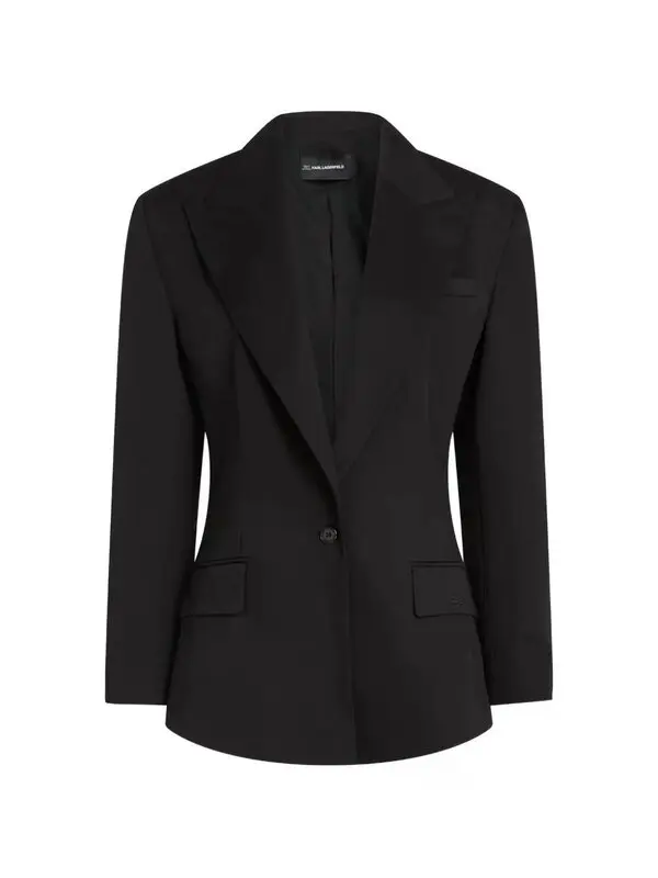 Karl Lagerfeld X Amber Valletta Single-breasted Blazer