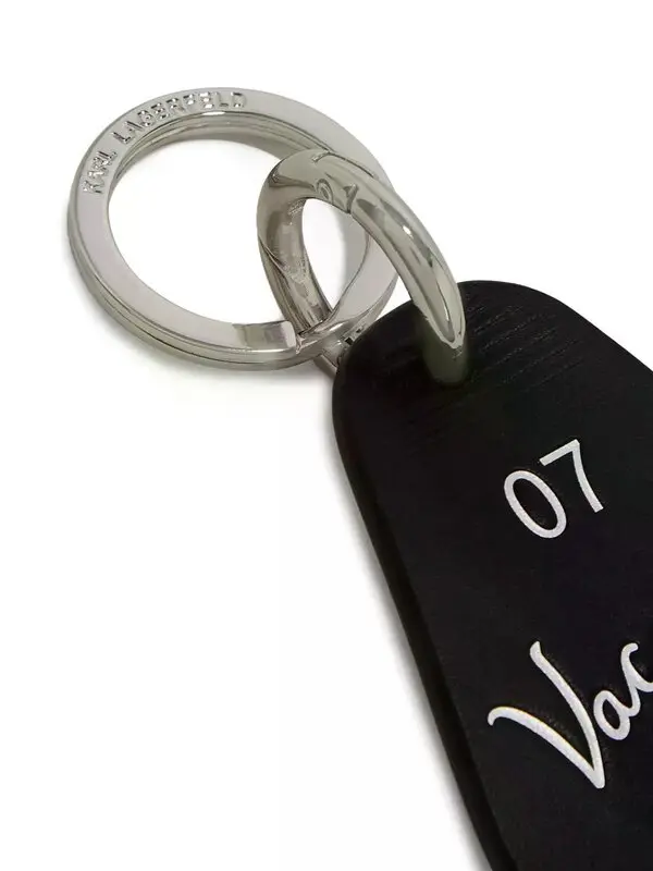 Karl Lagerfeld Embellished-details Keyring - Black