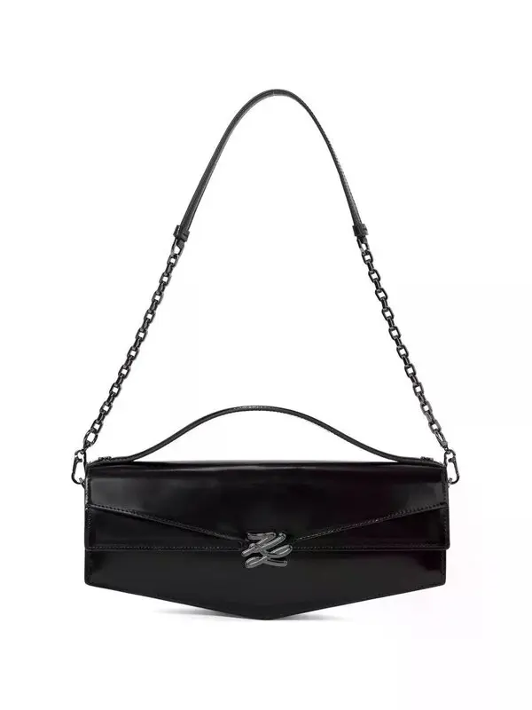 Karl Lagerfeld Karl Studio K/autograph Clutch With Top Handle And Detachable Chain Strap