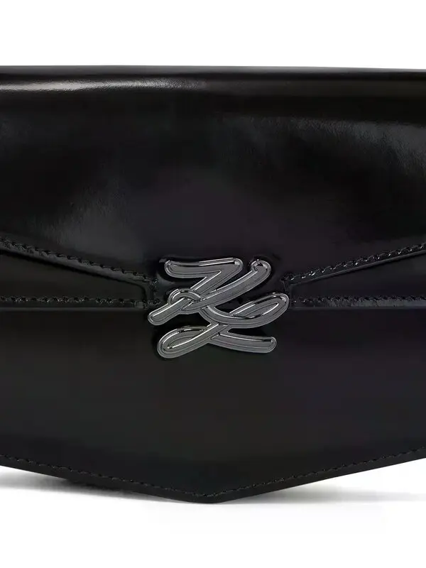 Karl Lagerfeld Karl Studio K/autograph Clutch With Top Handle And Detachable Chain Strap