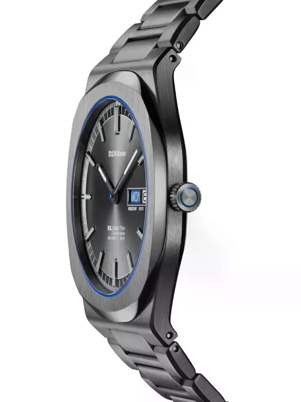 D1 MILANO Ultra Thin 39mm Watch - Grey