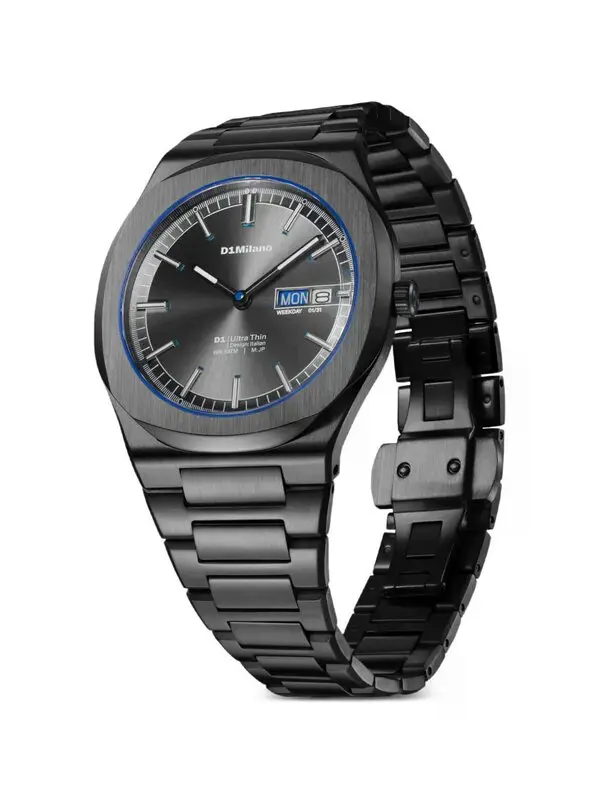 D1 MILANO Ultra Thin 39mm Watch - Grey
