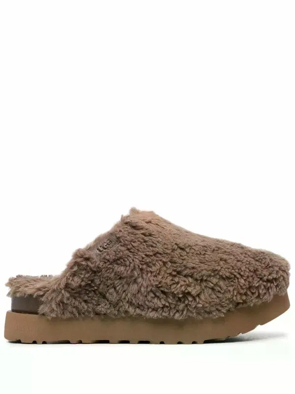 UGG Platform Shearling Slippers