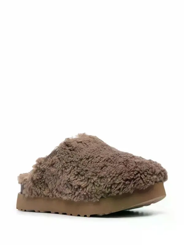 UGG Platform Shearling Slippers