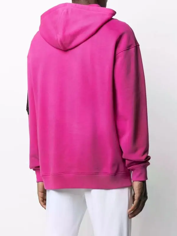 Moschino Zip Pull Pocket-detail Hoodie