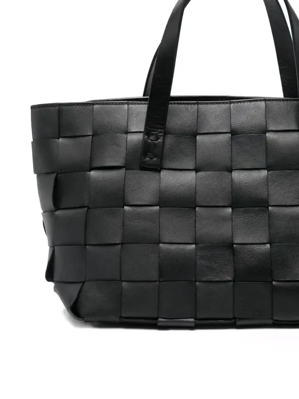 P.a.r.o.s.h Leather Tote Bag - Black