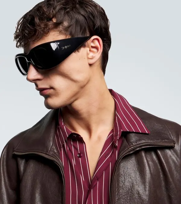 Saint Laurent Oversized Acetate Sunglasses