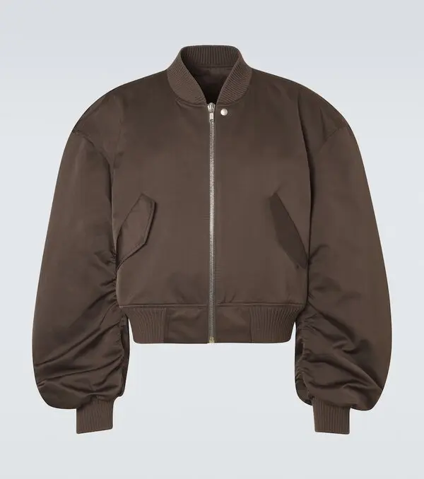Rick Owens Technical Bomber Jacket - Brown