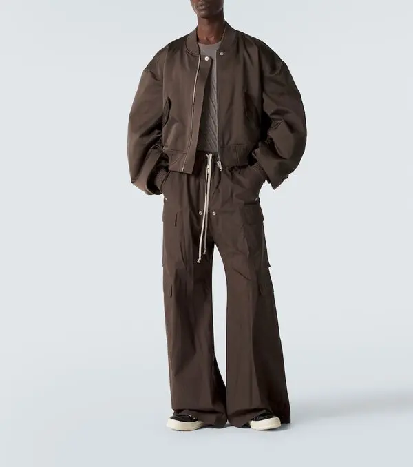 Rick Owens Technical Bomber Jacket - Brown
