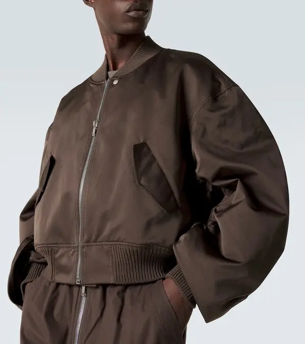 Rick Owens Technical Bomber Jacket - Brown