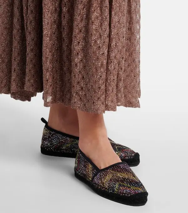 Missoni Elle Sequined Espadrilles - Multicoloured