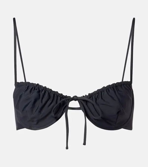 Faithfull The Brand Ombra Bikini Top - Black