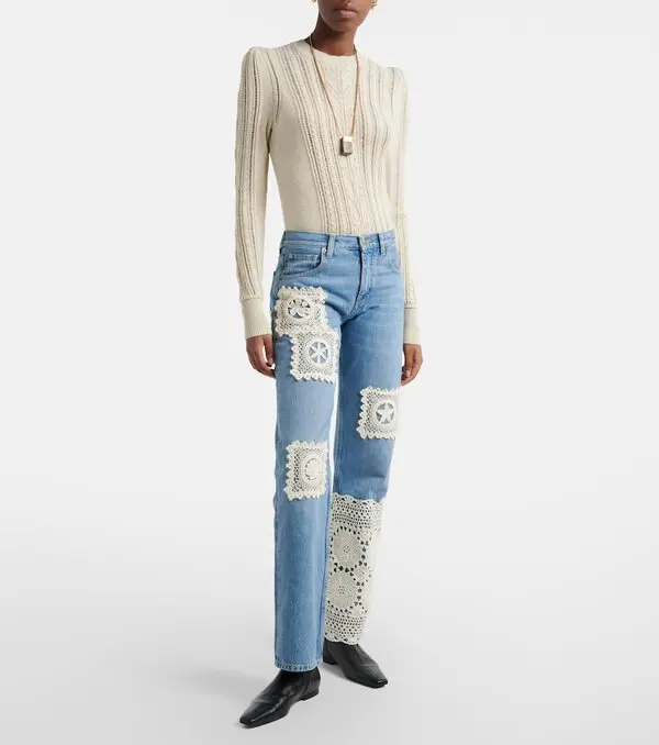 Alanui Island's Diary Straight Jeans